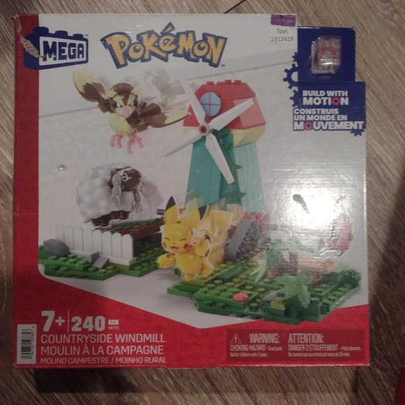 Pokémon | Toys | Pokemon Mega Windmill Building Set New | Poshmark